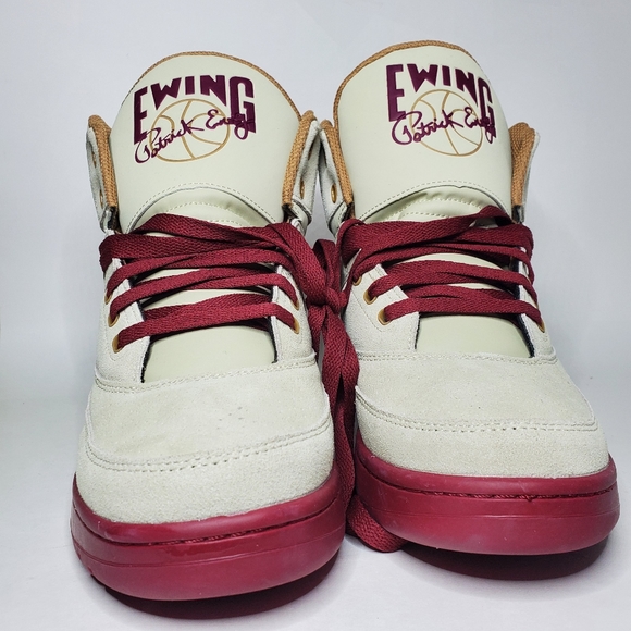 Ewing Athletics | Shoes | Patrick Ewing 33 Hi Taupe Clay Maroon ...